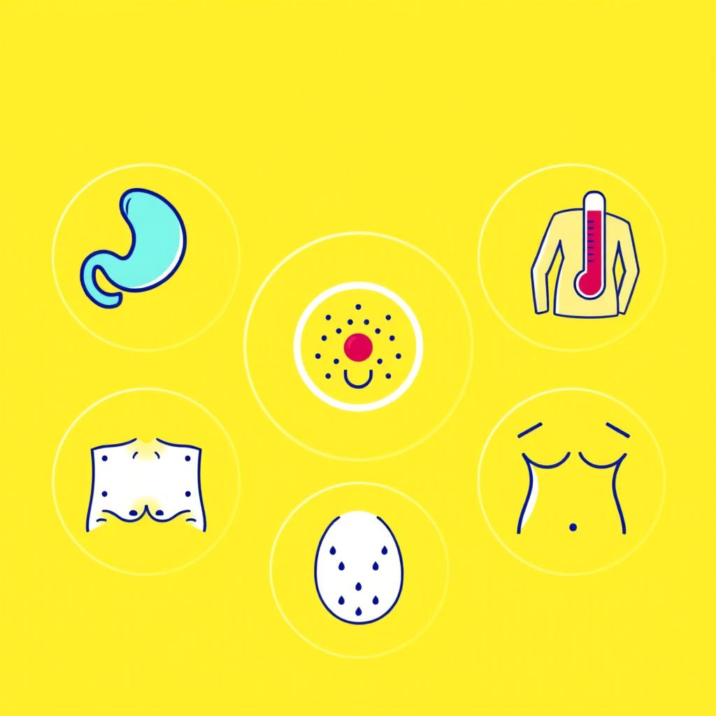 Visual Symptoms of Illness: A Brightly Illustrated Guide