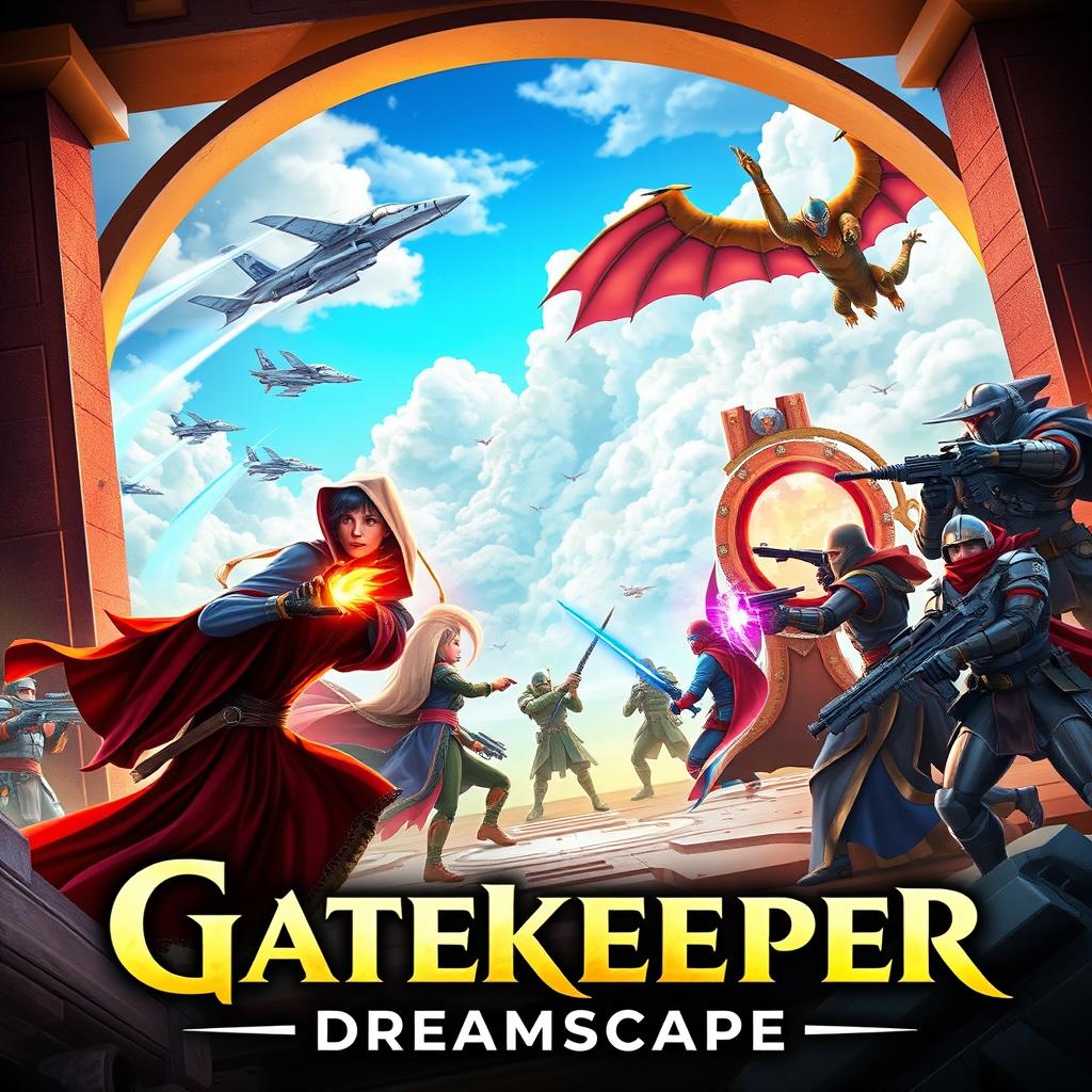 Gatekeeper: Dreamscape - Epic Video Game Cover Design