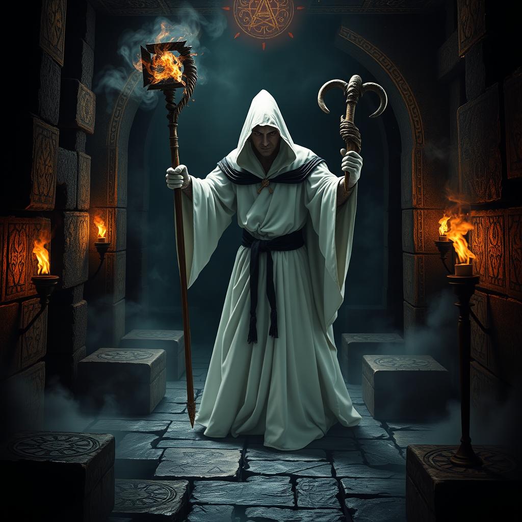 Dark Labyrinth: Encounter the Evil Sorcerer in Enigmatic Shadows