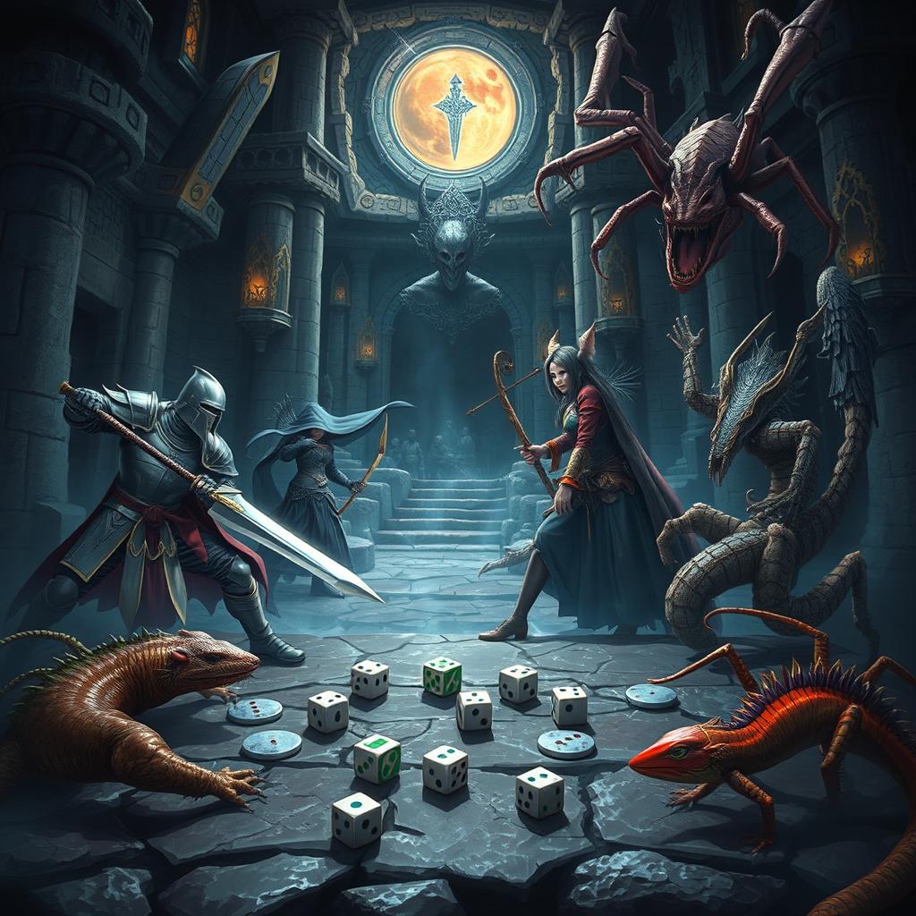 Epic Fantasy Labyrinth Adventure: Knights, Sorcery & Strategy