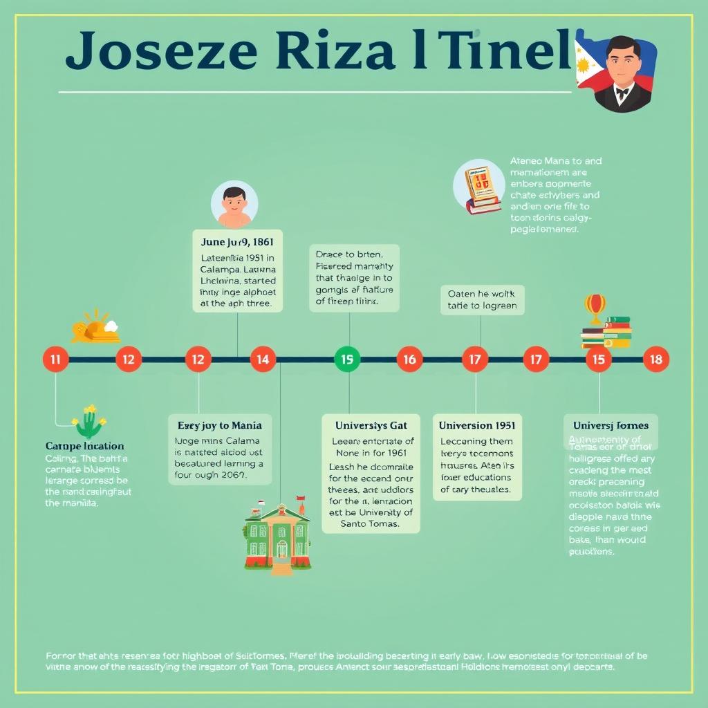 Timeline of José Rizal's Childhood and Early Education