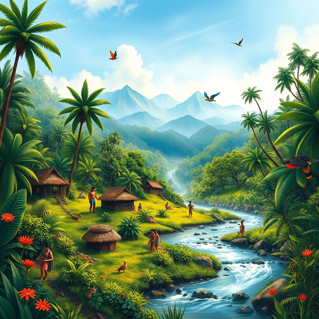 Stunning Future Landscape of Papua New Guinea: Nature's Serenity