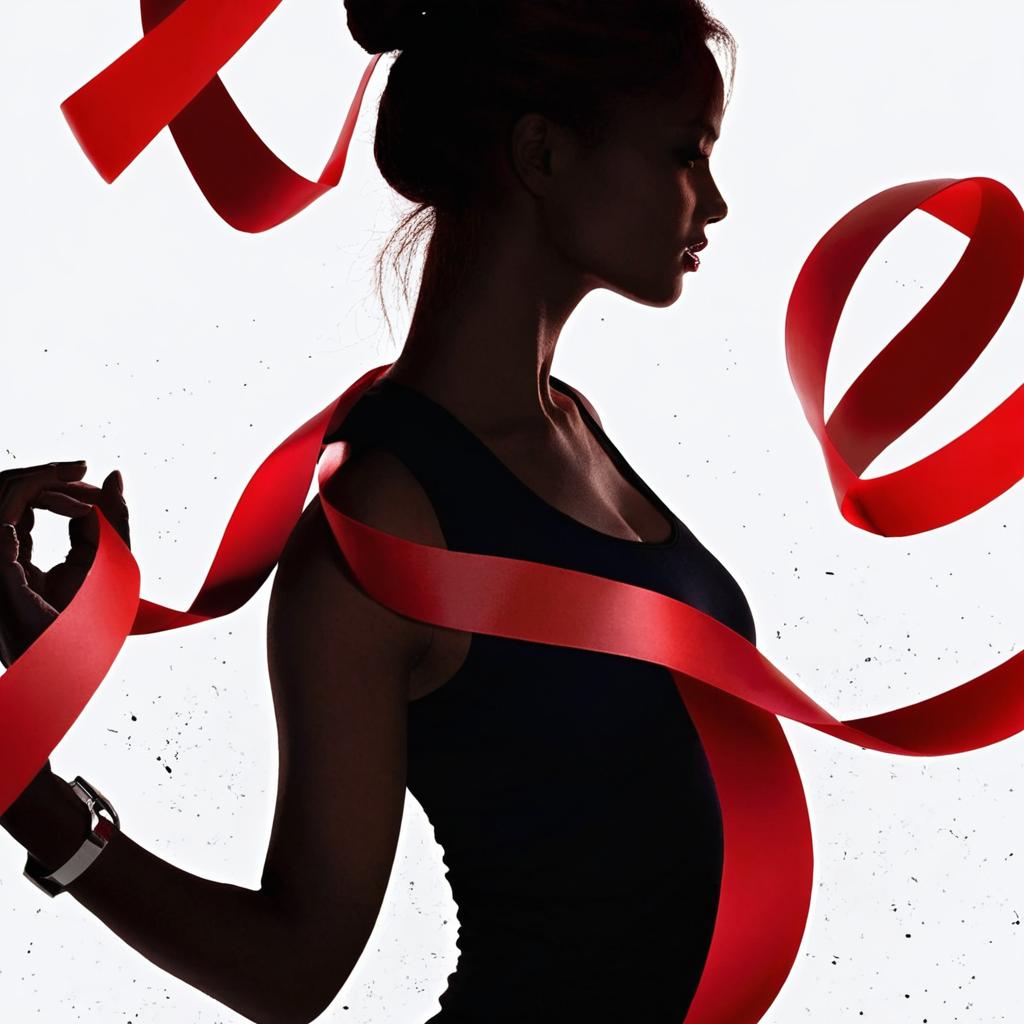 Powerful HIV Awareness Poster - Breaking Stigma Through Art