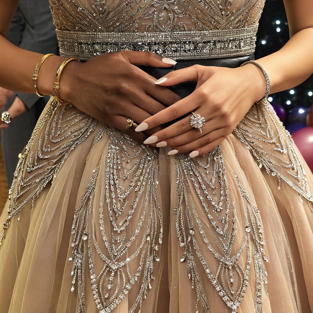 Elegant Engagement Ring Scene: A Romantic Visual Delight