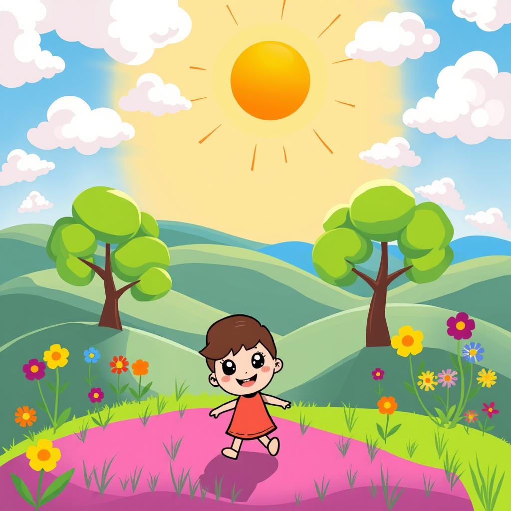 Whimsical Landscape Illustration in Animated Style | Idyllic Ideas