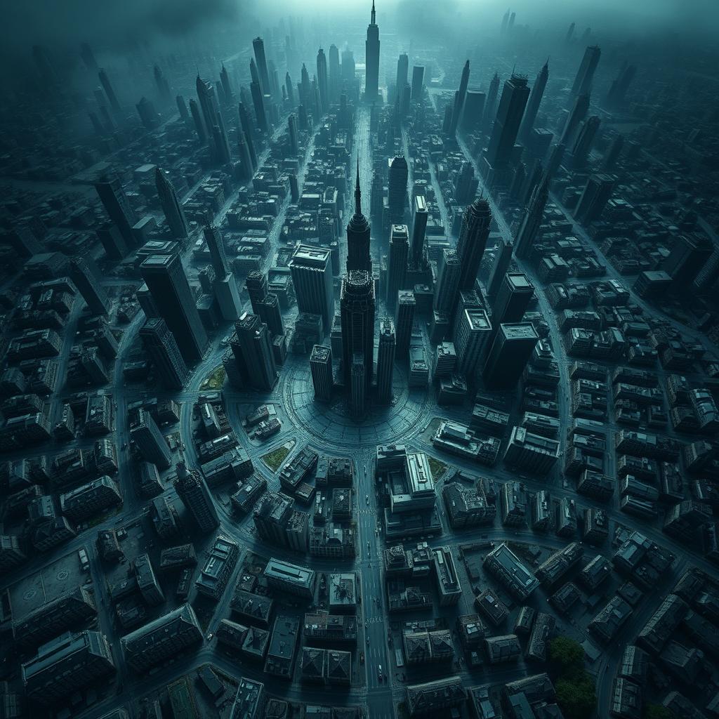 Explore a Dystopian City Map: Wealth vs. Poverty