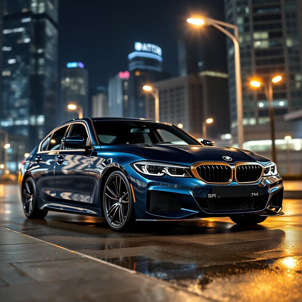 Sleek BMW 330is Edition Under City Lights | Sporty Luxury Design