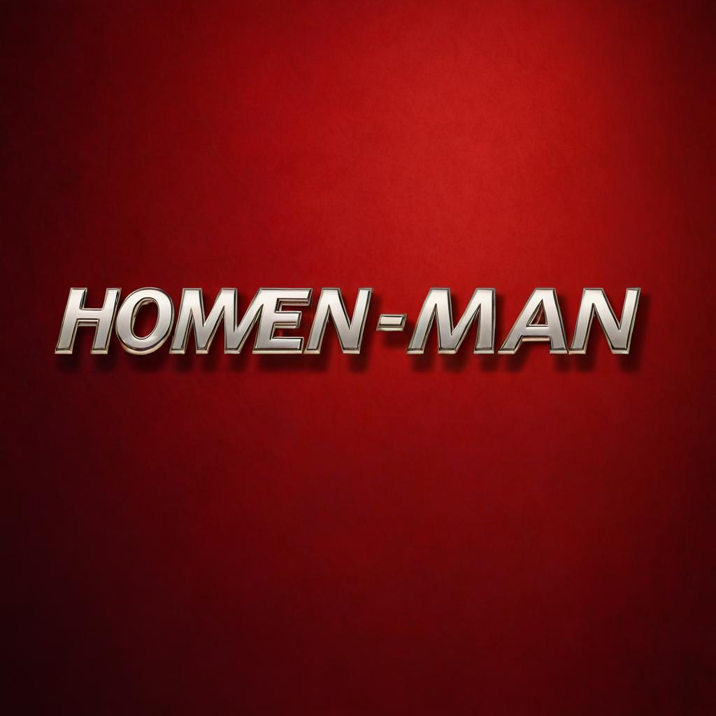 Dynamic SPIDER-MAN Logo Design in Metallic Font