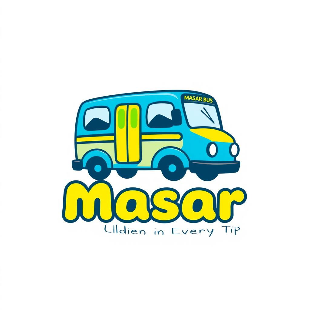 Creating a Playful Logo for 'Masar': Educational Fun for Kids