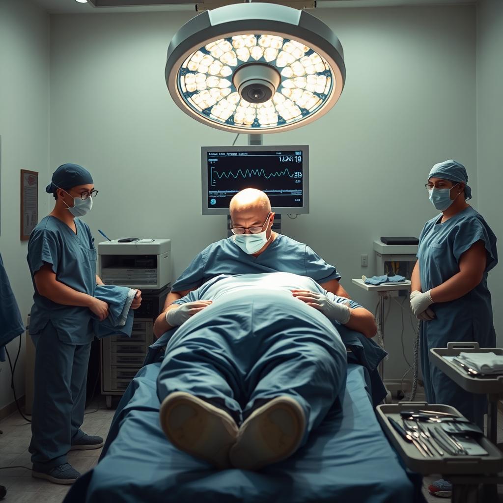 Dynamic Operating Room Scene: Teamwork in Surgery