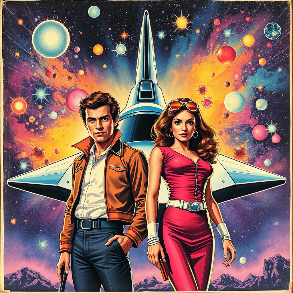 Retro Sci-Fi Album Cover | 1960s Inspired Space Adventure