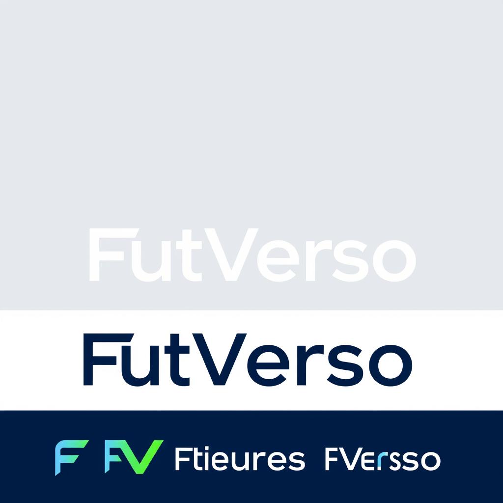 FutVerso Logo Design: Modern and Futuristic Branding