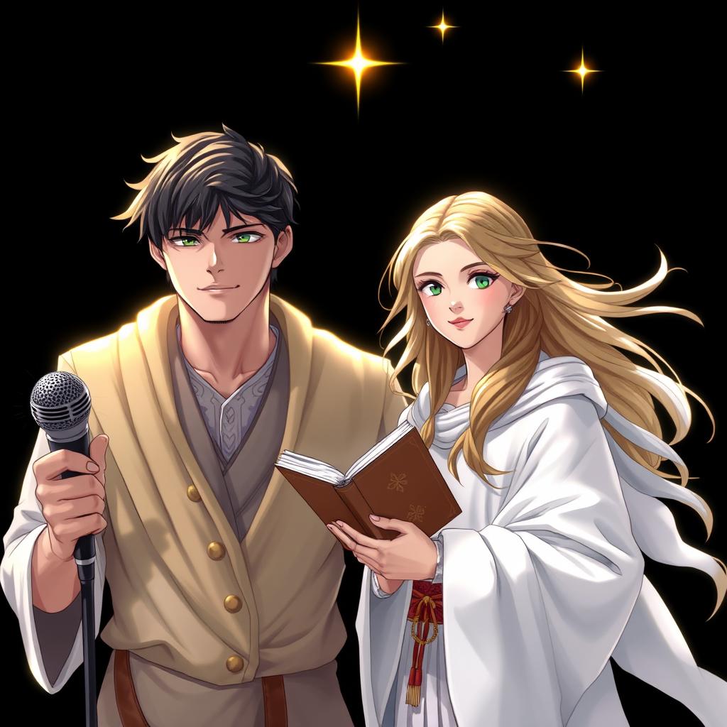 Majestic Collaboration: A Young Hero, Goddess of Spring & Demigod of Wind