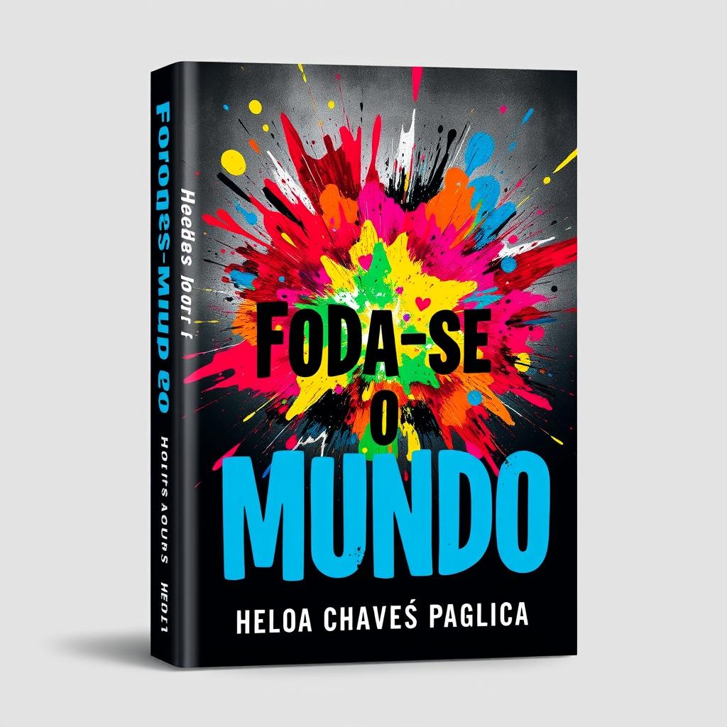 Foda-se o Mundo Book Cover Design by Heloa Chaves Pagliuca