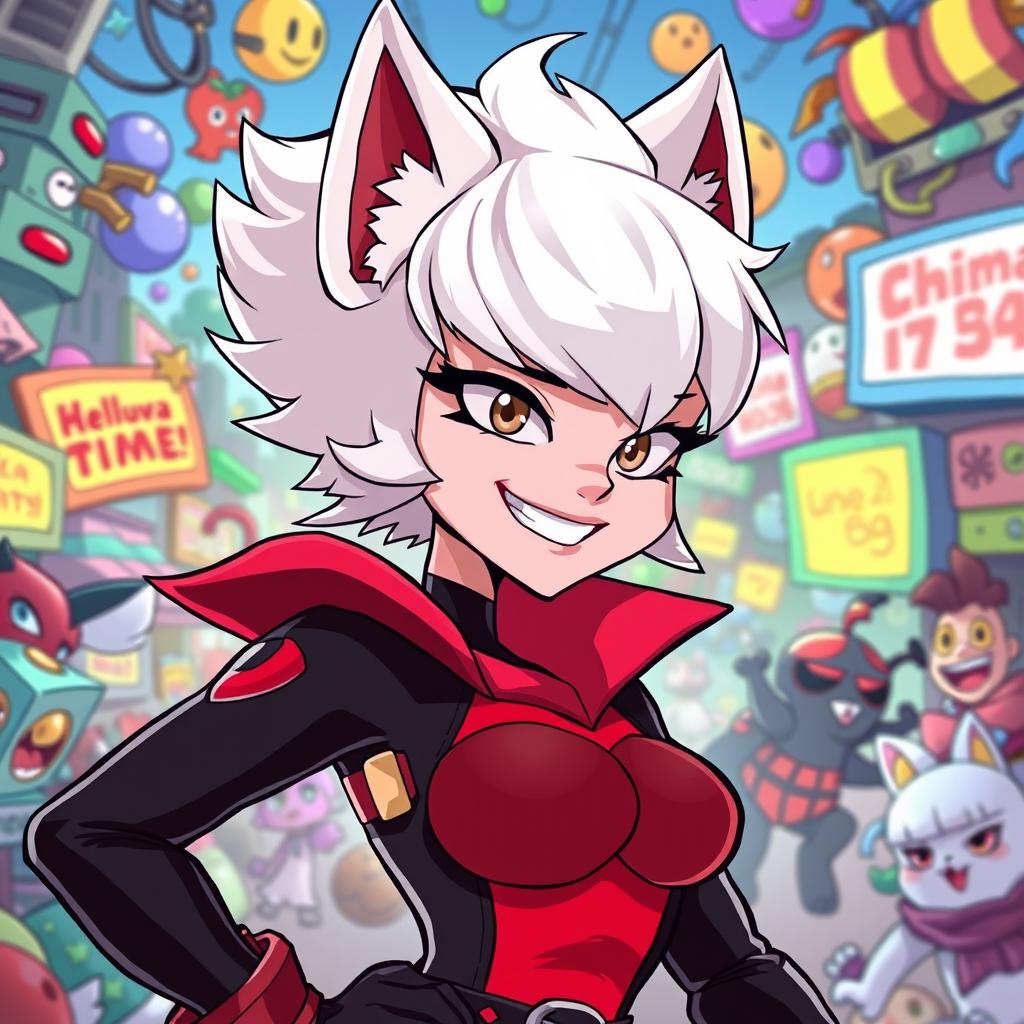 Vibrant Loona from Helluva Boss - AI Art Redefined