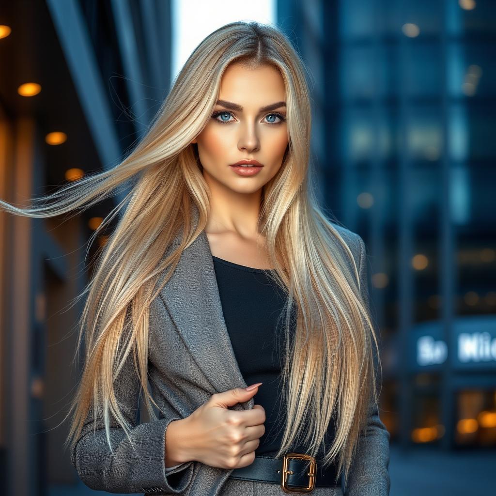 Captivating Elegance: A Stunning Portrait of a Russian Beauty