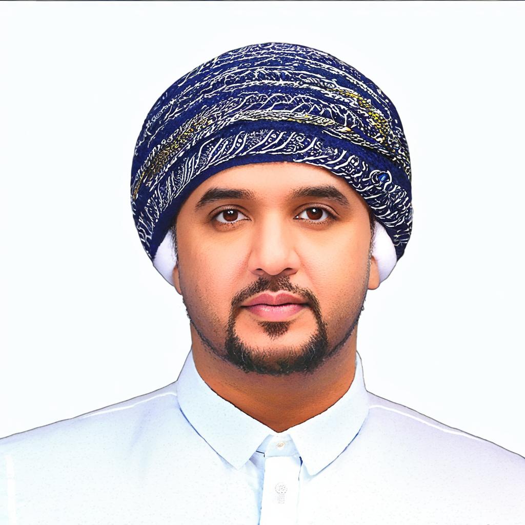 Traditional Omani Portrait: Man in Dishdasha and Turban
