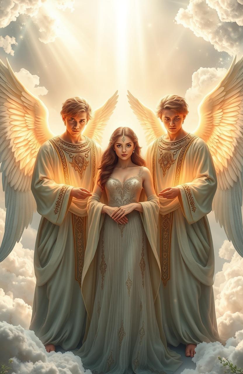 Angelic Protection: Majestic and Elegant Scenes of Grace
