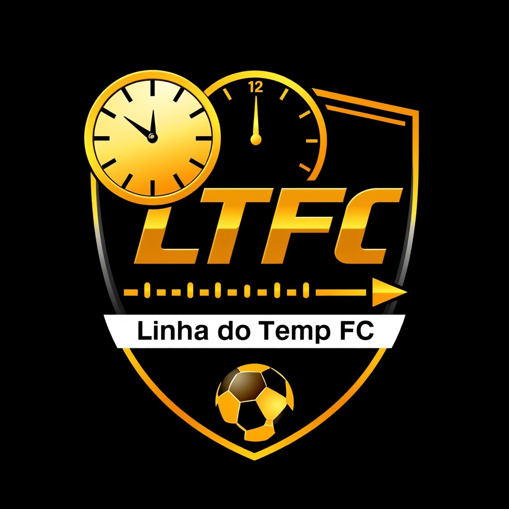 Modern Football Team Logo Design: LTFC in Black and Gold