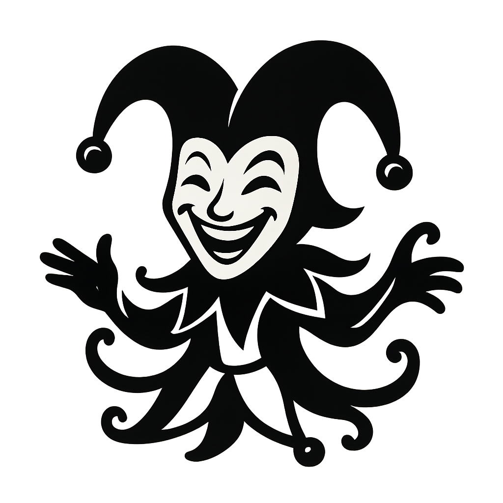 Whimsical Jester Character Design - Playful AI Art