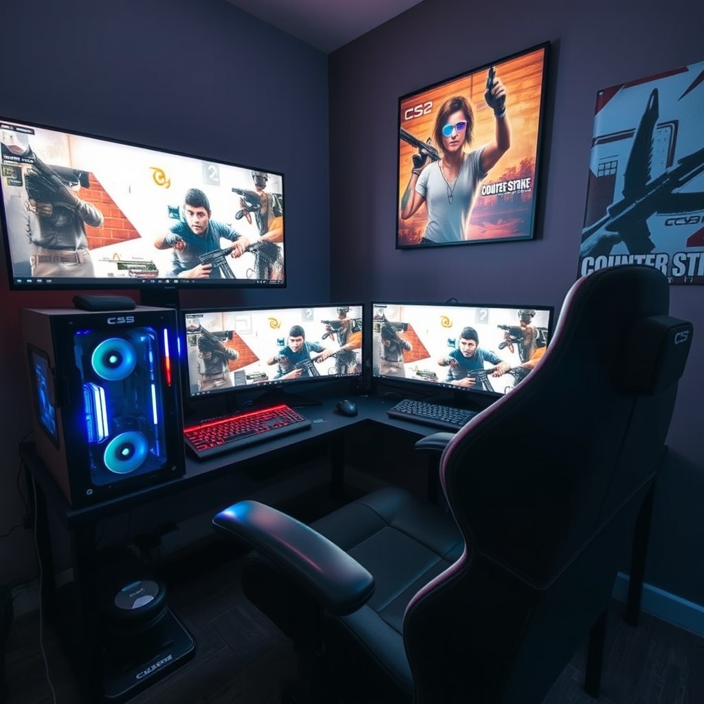 Ultimate Gaming Setup: Counter-Strike 2 Showcase