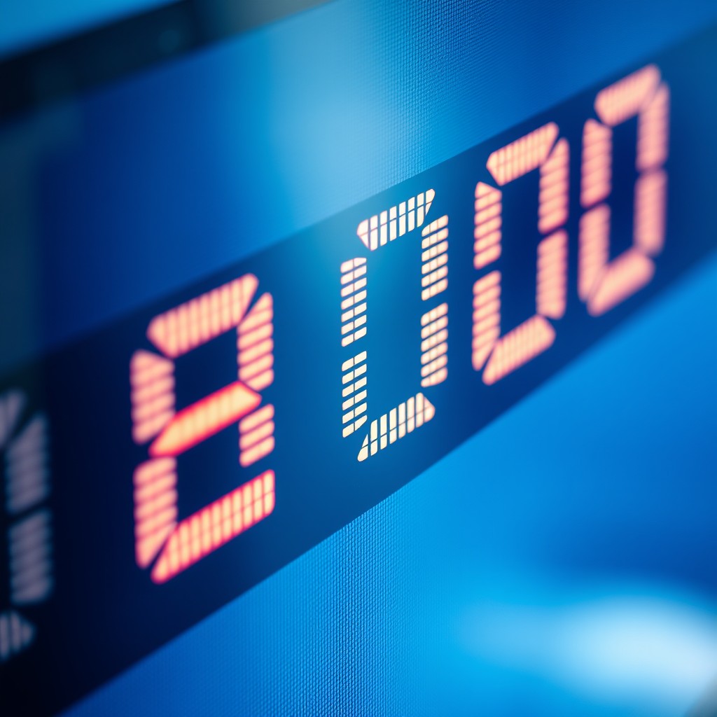 High-Tech Digital Scoreboard Design - Competition & Energy