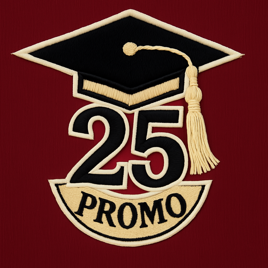 Stylish Graduation Design - Embroidery Idea #25
