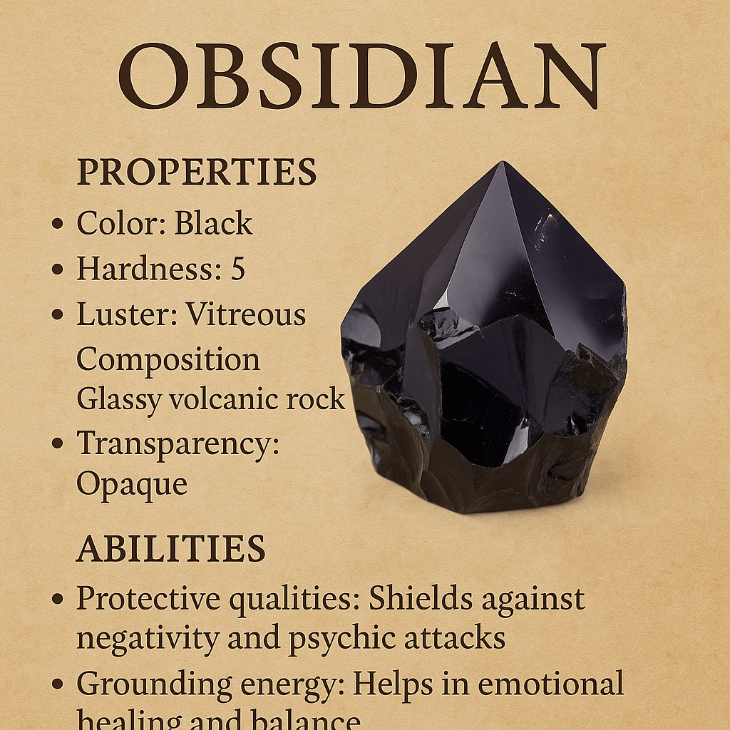 Obsidian: The Powerful Healing Crystal
