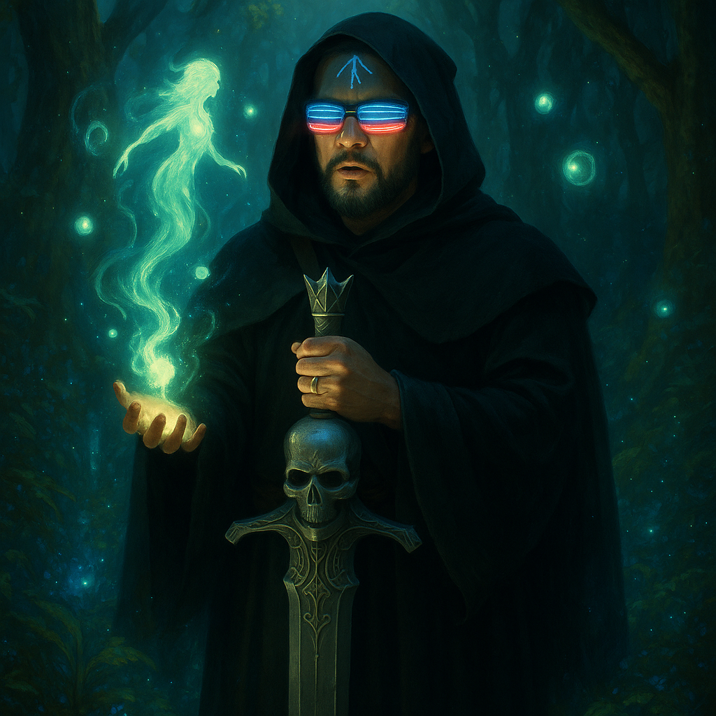 Enchanted Wizardry: Conjuring Nature Spirits in a Mystical Forest