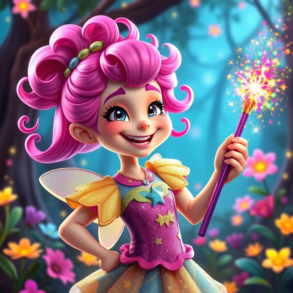 Create Your Own Enchanting Fantasy Character: Trixie the Whimsical Sprite