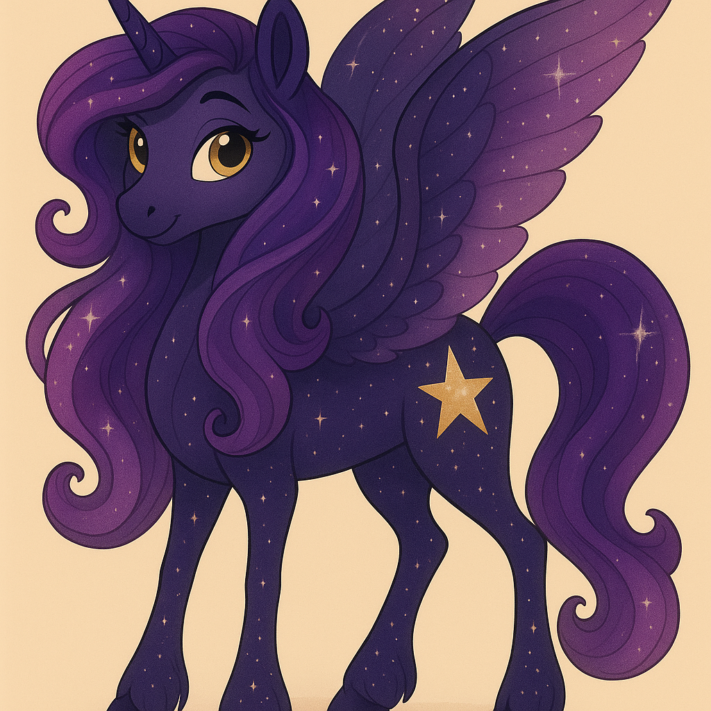 Elegant Unicorn Design Inspired by Mia and Me | Idyllic AI