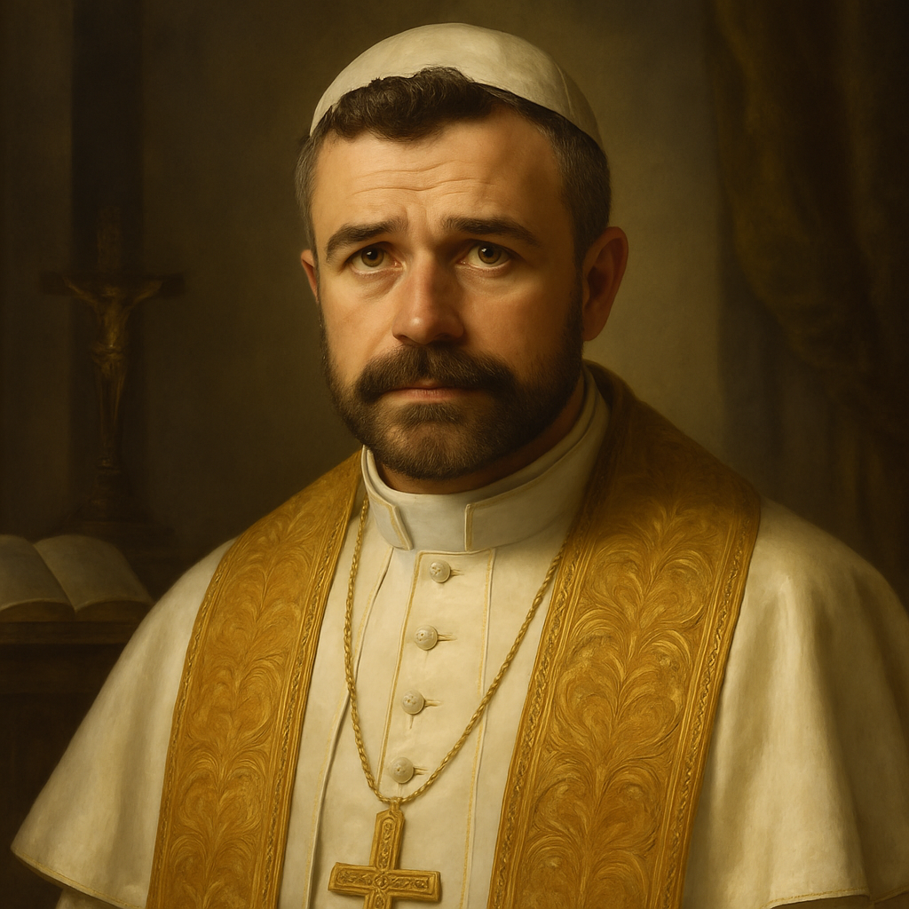 Transformative Portrait of a Modern Pope: A Symbol of Humility and ...