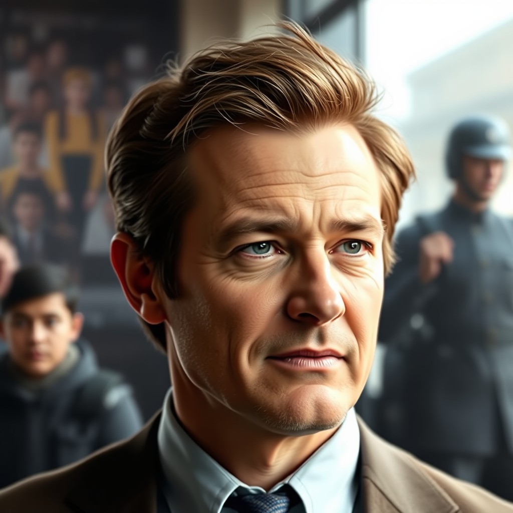 Creative Composite Image Blending Faces and Characters