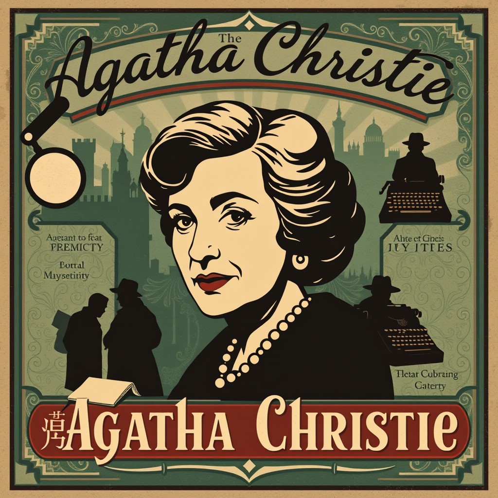 Celebrate Agatha Christie: Vintage Poster Design Featuring Art Deco ...
