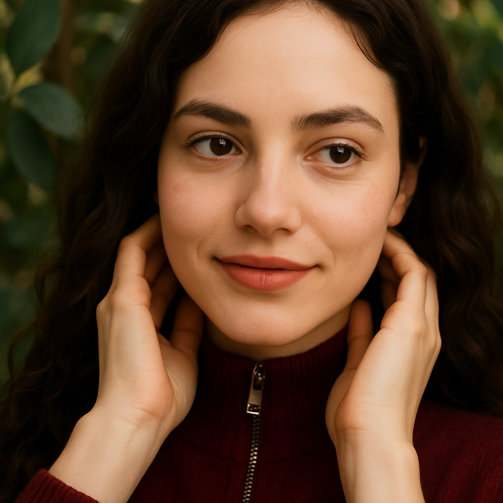 Captivating Portrait of a Beautiful Woman in Nature