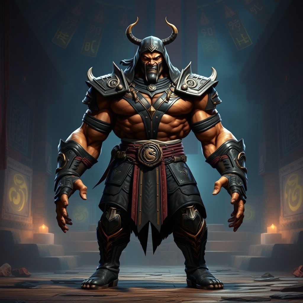 Fierce Four-Armed Warrior: Dark Fantasy Character Design