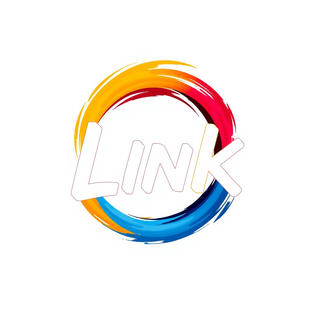 Modern Logo Design: Sleek & Vibrant with Bold Brush Strokes