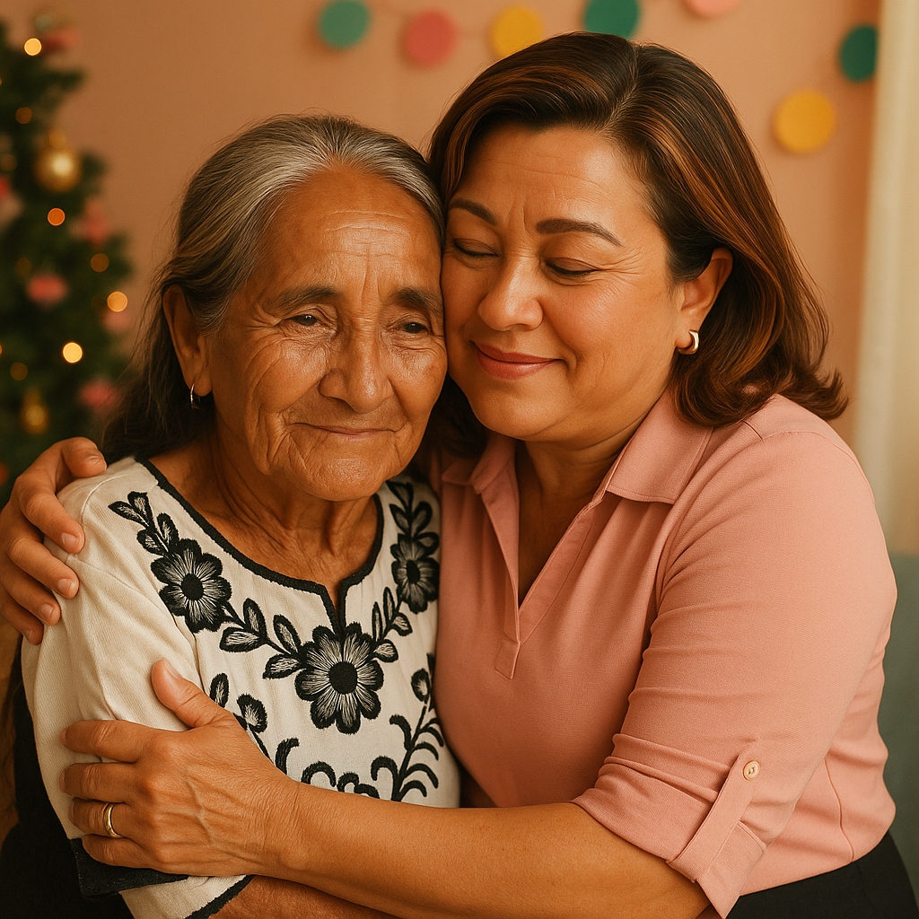 Heartwarming Embrace: Celebrating Generational Love and Connection