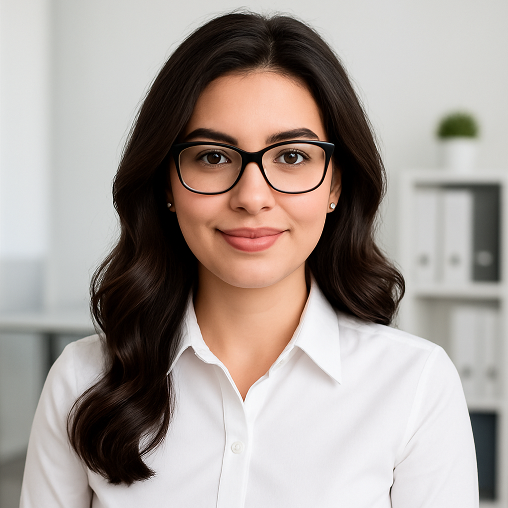 Professional CV Photo of a Confident Young Woman