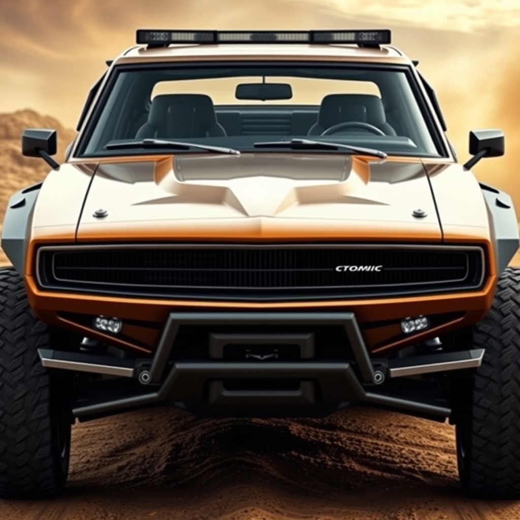 Custom 8x8 Off-Road Vehicle Design: Fusion of Classic Dodge Charger ...