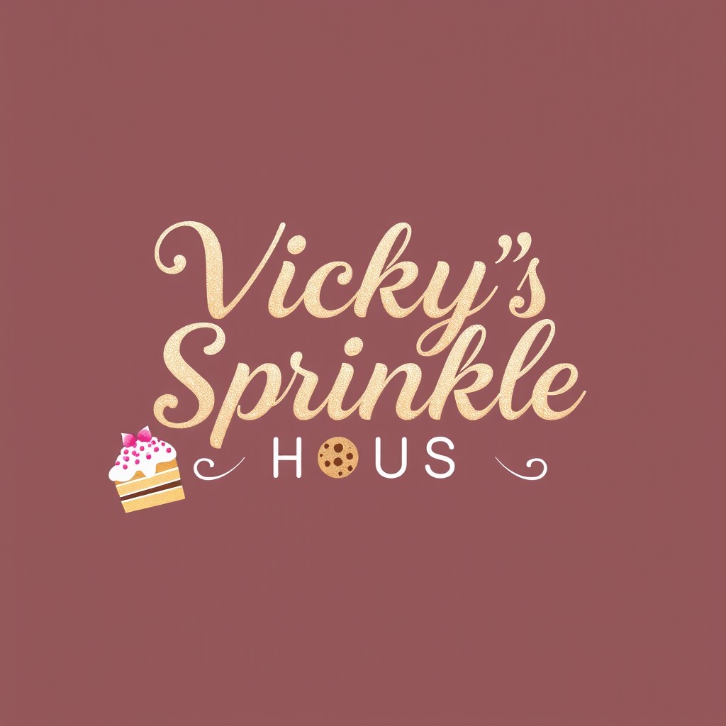 Luxurious Logo Design for Vicky's Sprinkle House | Idyllic Ideas