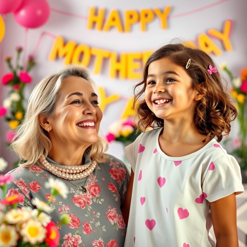 Celebrating Mother's Day: A Heartwarming Mother-Daughter Moment