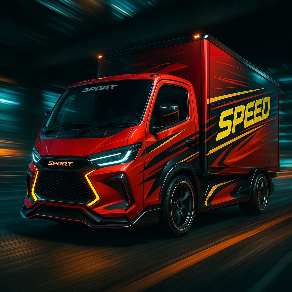 Sporty Performance Truck: Speed Meets Style in Urban Dynamics