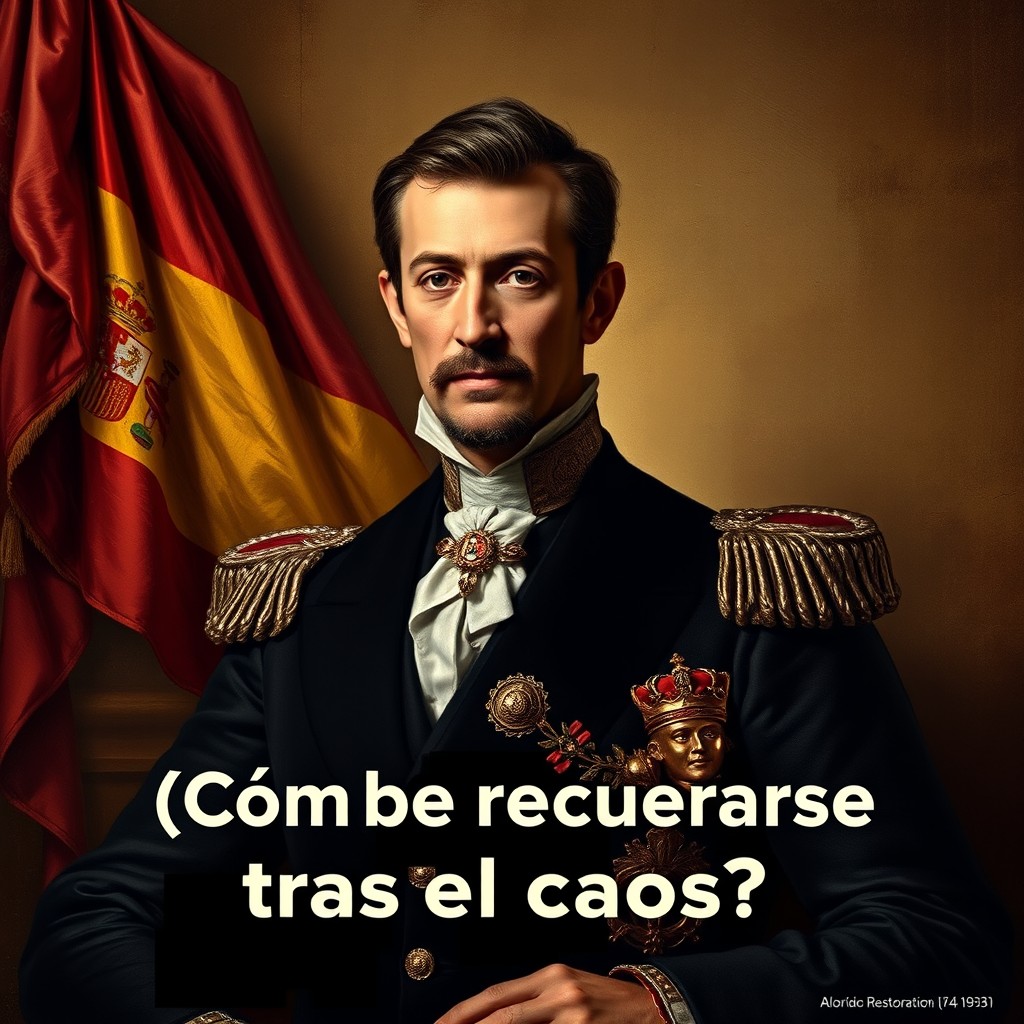 Regal Portrait of Alfonso XII: A Historical Journey