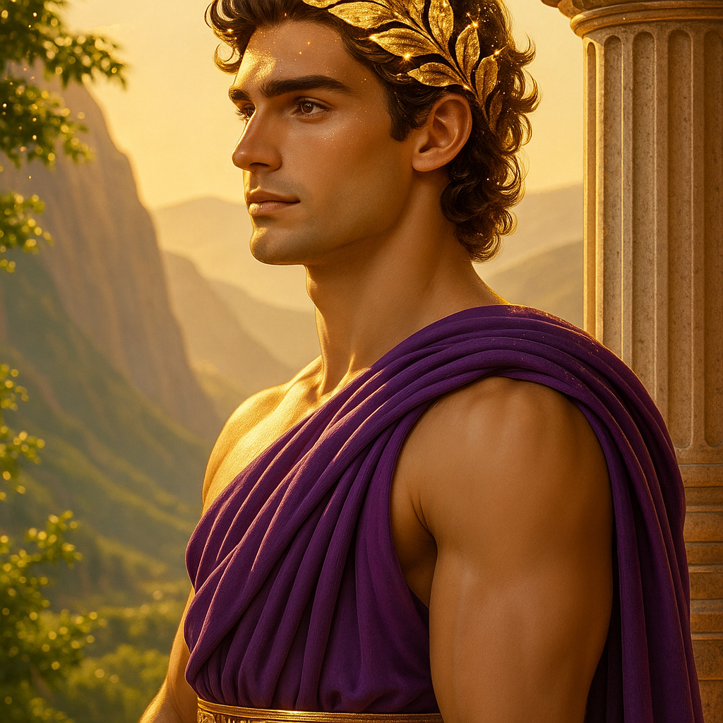 Majestic Greek Elegance: Discover the Allure of a Toga-Clad Hero
