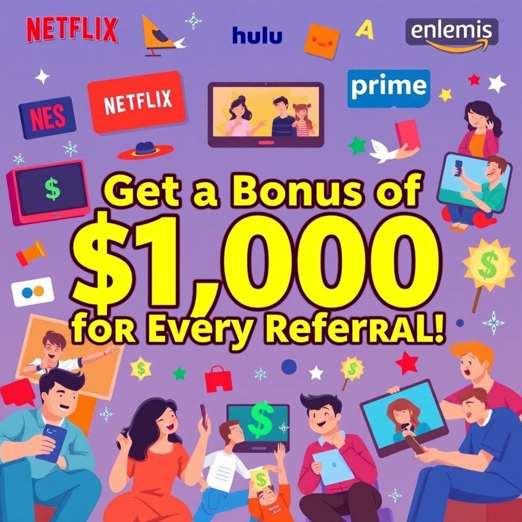 Exciting Referral Bonuses for Streaming Platforms | Earn $10,000
