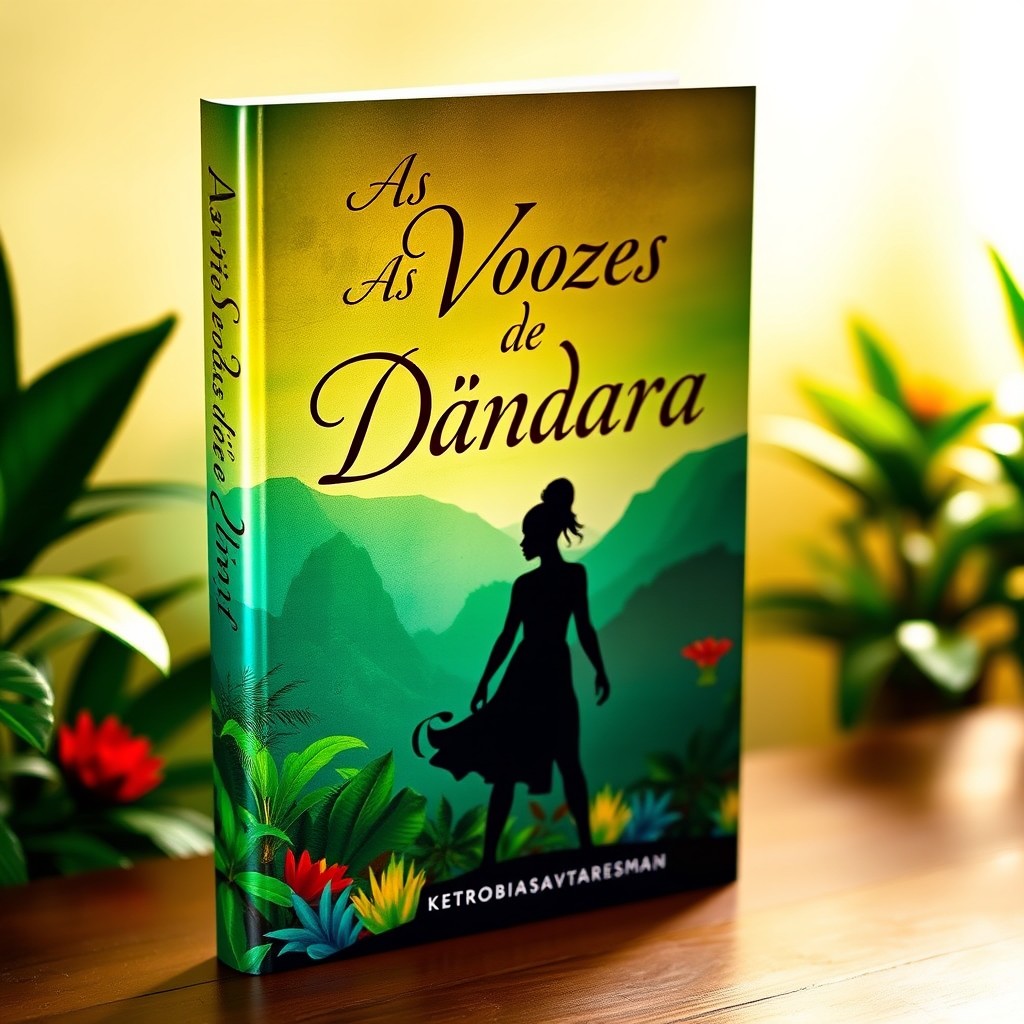 As Vozes de Dandara Book Cover Design - Embrace Strength and Culture