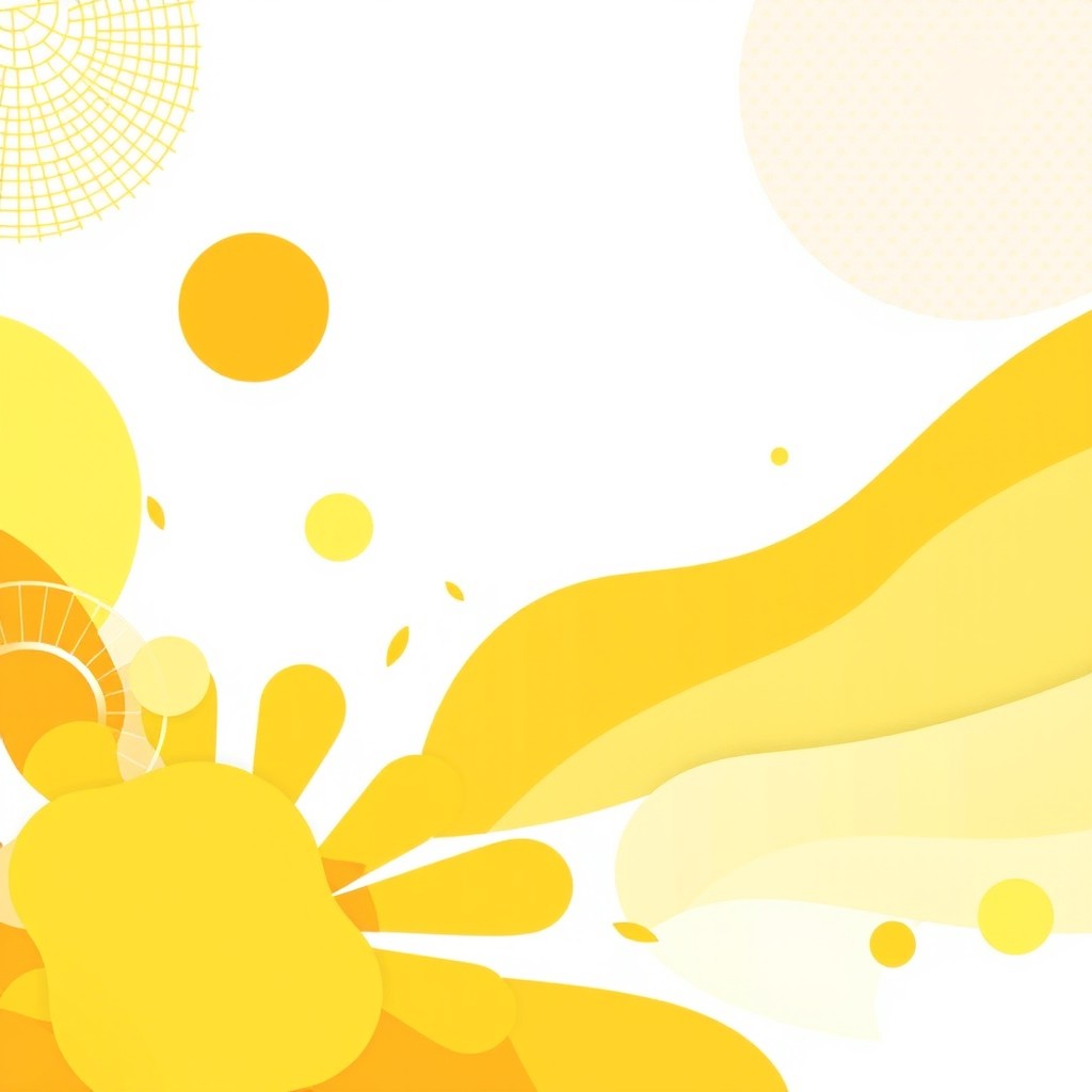 Vibrant Yellow Graphic Design: Energize Your Space