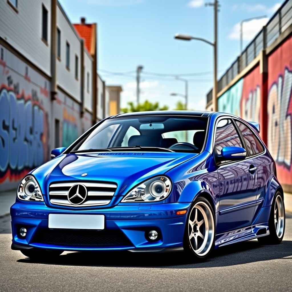 Sleek Retro Revamp: 2000 Mercedes-Benz A140 Concept