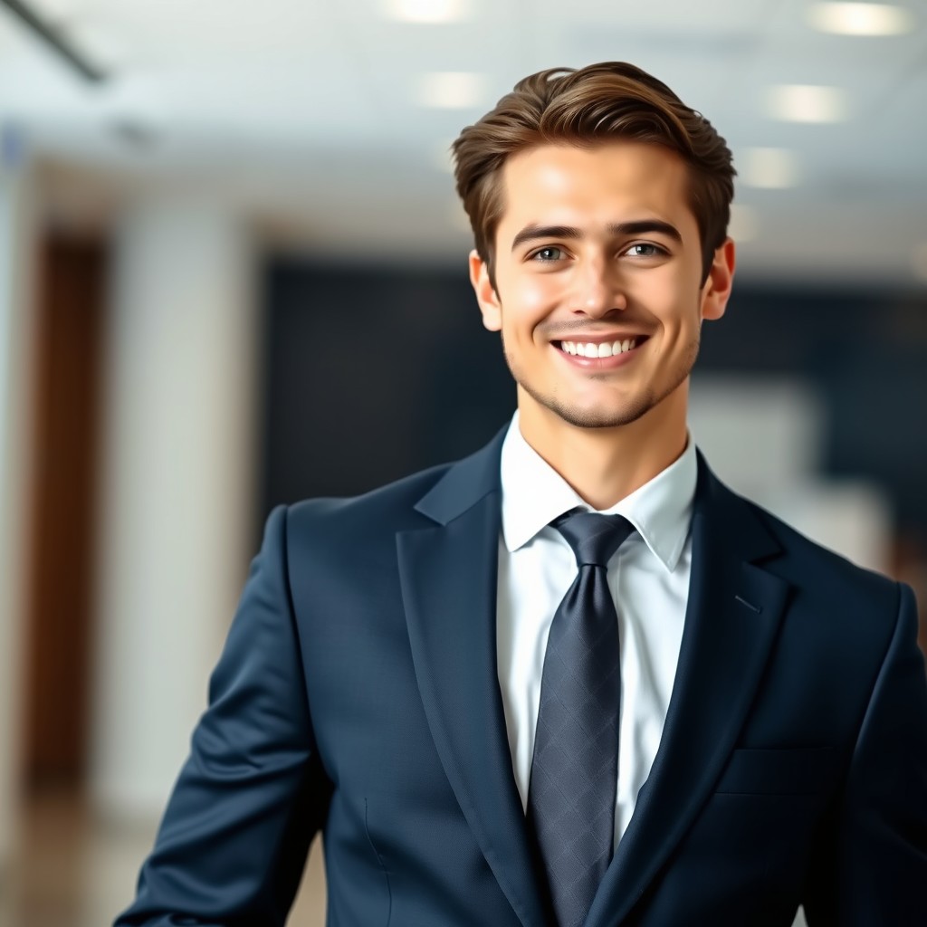 Confident Professional Portrait for Resume | Tailored Suit Photography